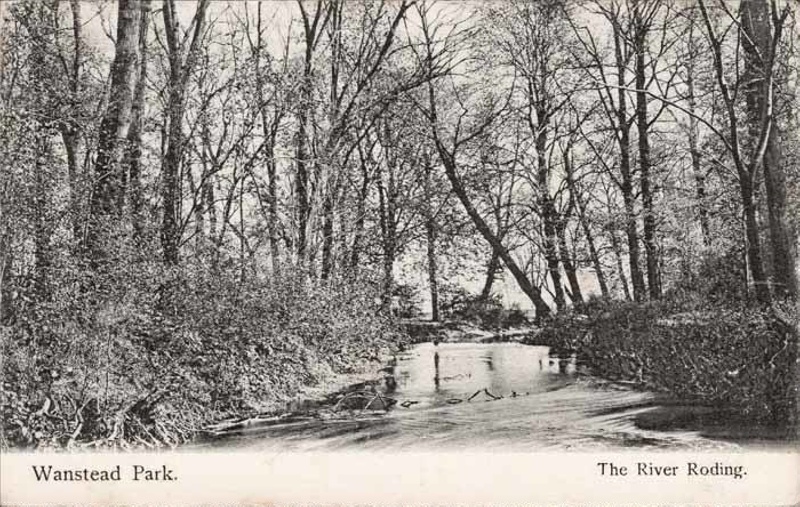Postcard: "Wanstead Park. The River Roding."; ARN0374 | eHive