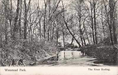 Postcard: "Wanstead Park. The River Roding."; ARN0374 | eHive
