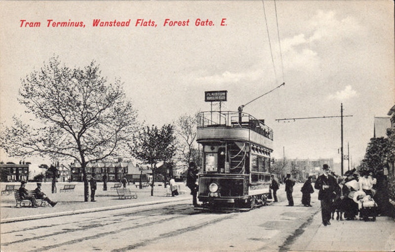 Postcard: "Tram Terminus, Forest Gate, E"; ARN0056 | eHive