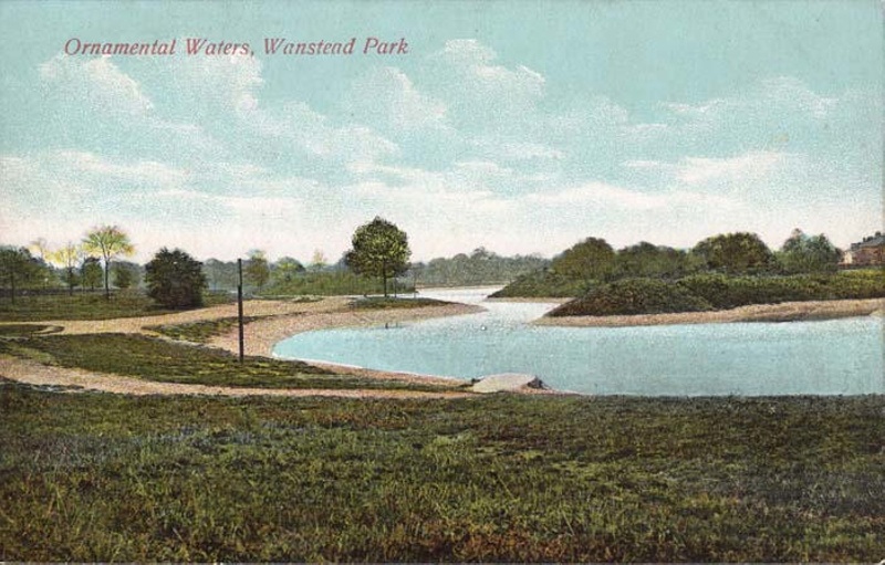 Postcard: "Ornamental Waters, Wanstead Park"; ARN0287 | eHive