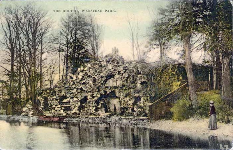 Postcard: "The Grotto, Wanstead Park"; ARN0417 | eHive