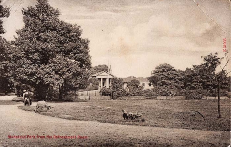 Postcard: "Wanstead Park from the Refreshment Room"; ARN0161 | eHive