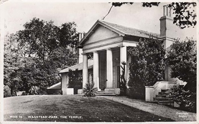 Postcard: "Wanstead Park, The Temple"; ARN0167 | eHive