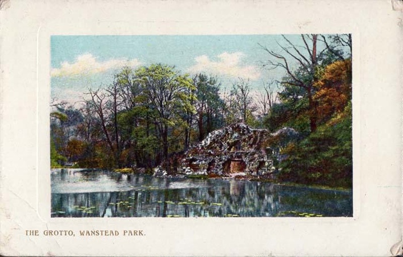 Postcard: "The Grotto, Wanstead Park"; ARN0276 | eHive