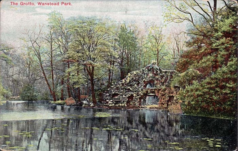 Postcard: "The Grotto, Wanstead Park"; ARN0154 | eHive