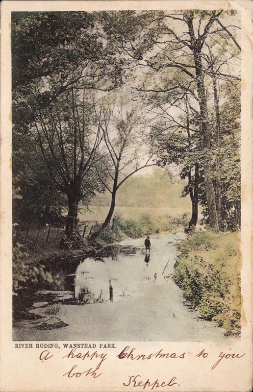 Postcard: "River Roding, Wanstead Park"; ARN0188 | eHive