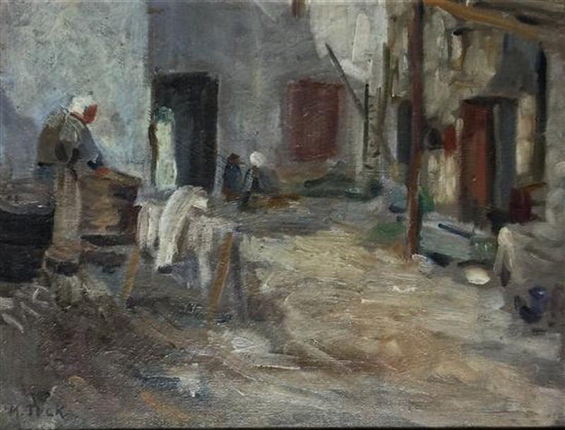 'Street Scene, France'; Marie Anne Tuck; AC 0322 | eHive