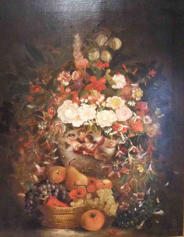 'Flower Piece'; Henry Short; 1858; AC 0123 | eHive