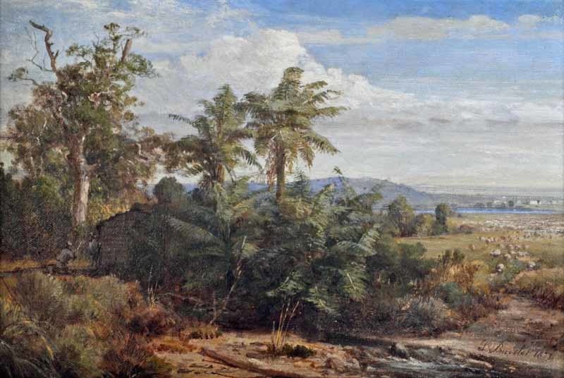 'View from Yarra Glen'; Abram Louis Buvelot; 1877; AC 0278 | eHive