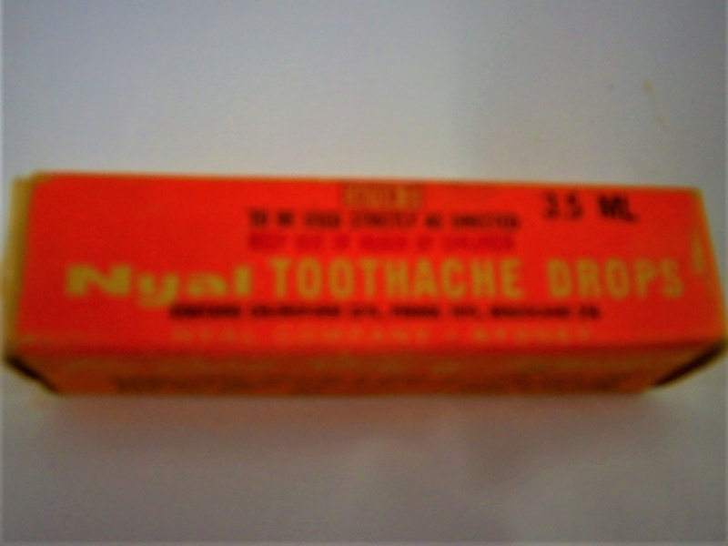 Nyal Toothache Drops; Nyal Company Sydney; 1960; 2018.731.1 | eHive