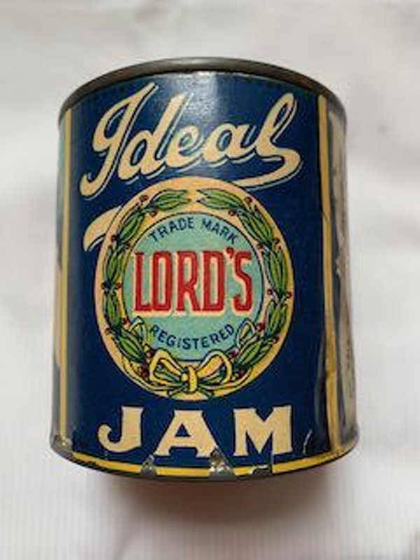 Lord's jam tin; Lord's & Co; CCC:2021.2 | eHive