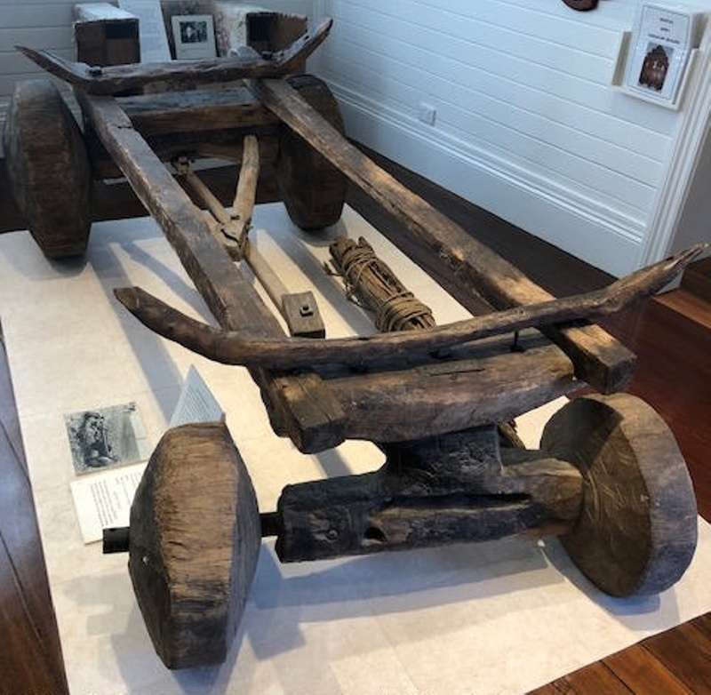 Timber Jinker, "The Flintstone Cart"; George Ellis; early 1900s; 89.310 ...