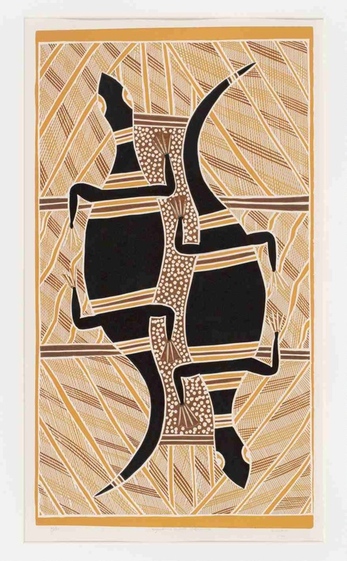 Djanda and the Sacred Waterhole; Banduk Marika, Indigenous Australian ...