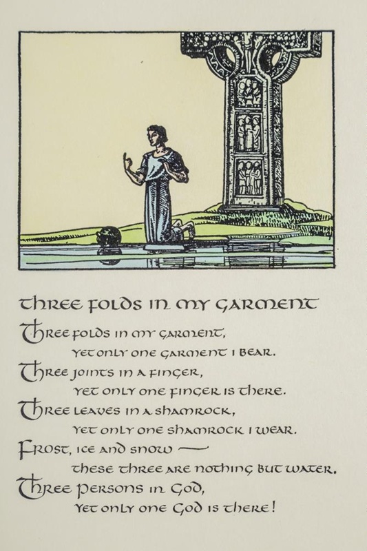 Three folds in my garment; Brigid Ganly (Rose Brigid Ganly), Irish, b ...