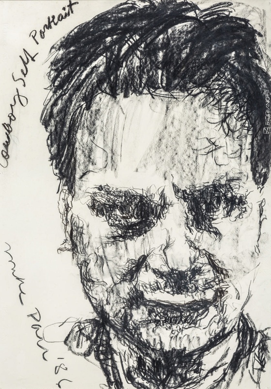 Cowboy self-portrait ; Mike Parr, Australian, Born 1945; 1986; 2.4-2. ...