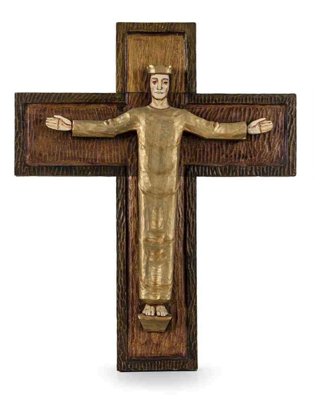 Jesus on the Cross; Leopoldine Mimovich, Austrian / Australian, b. 1920 ...