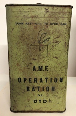 Ration Tin, WWII; Union Can Co. Australia; January 1945; 23-18 | eHive