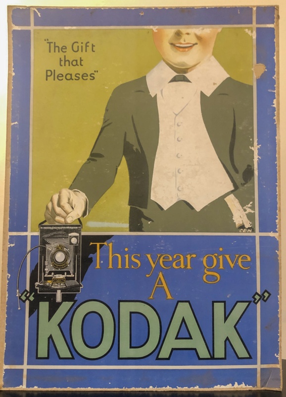 Kodak Advertising Sign; 1920-1930s; 93-193 | eHive
