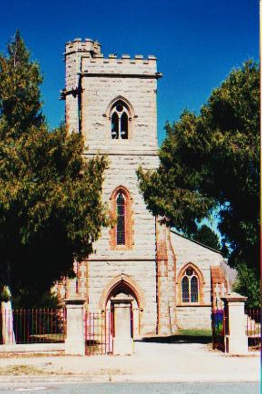 St Andrews Anglican Church Braidwood 1996 Front view; P1997/493iii | eHive