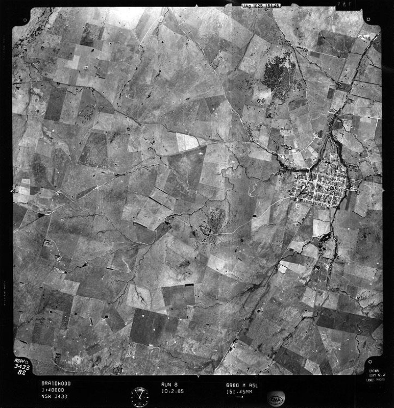 Braidwood Views - aerial map [Photograph]; Department of Lands; 10/02 ...