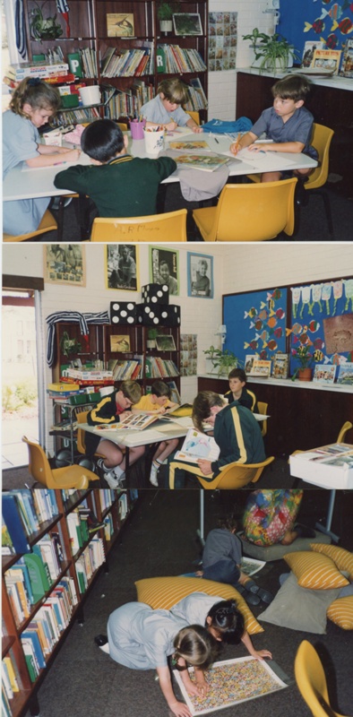 Preparatory School- Classroom and library activities, 1990s; 1990/23 ...