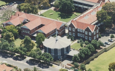 Aerial photos of Wesley College campus, 1993; 1993/1 | eHive