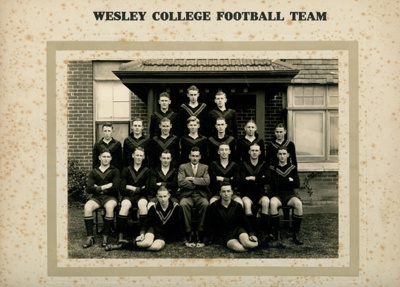 Wesley College Football Team 1932; 1932; 1932/13 | eHive