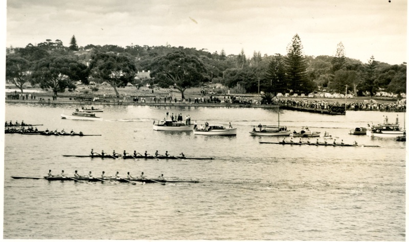 Second Eights Rowing Hale Aquinas and Wesley College 1953; Donated by ...
