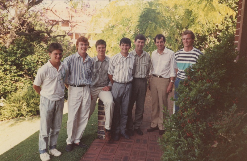 Former School Captains (1984-1989) with Headmaster Kefford, early 1990s ...
