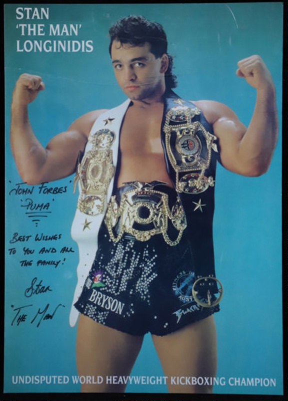 Stan "The Man" Longinidis - Kick Boxing Photo; 2019-040 | eHive