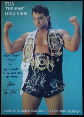 Stan "The Man" Longinidis - Kick Boxing Photo; 2019-040 | eHive