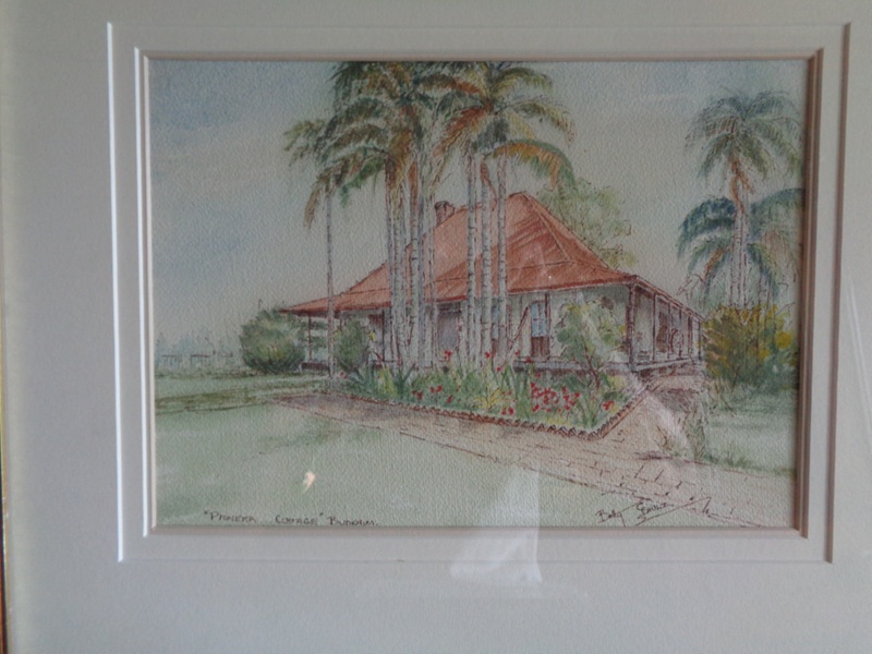 Painting - Watercolour of 'Pioneer Cottage'; Betty Schultz; 1982; 2020. ...
