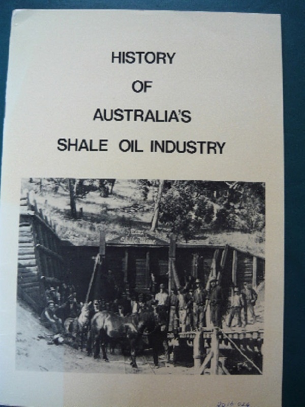 History of Australia's Shale Oil Industry; 2016.024 | eHive