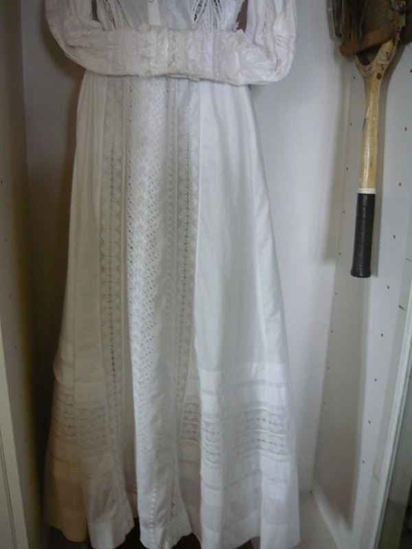 Skirt, Tennis, tucked at hem, broderie anglaise inserts; Kate ...