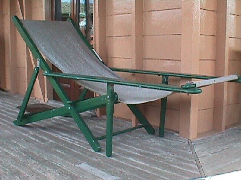 Chair, Squatters timber and hessian replacing canvas; John Kerle ...