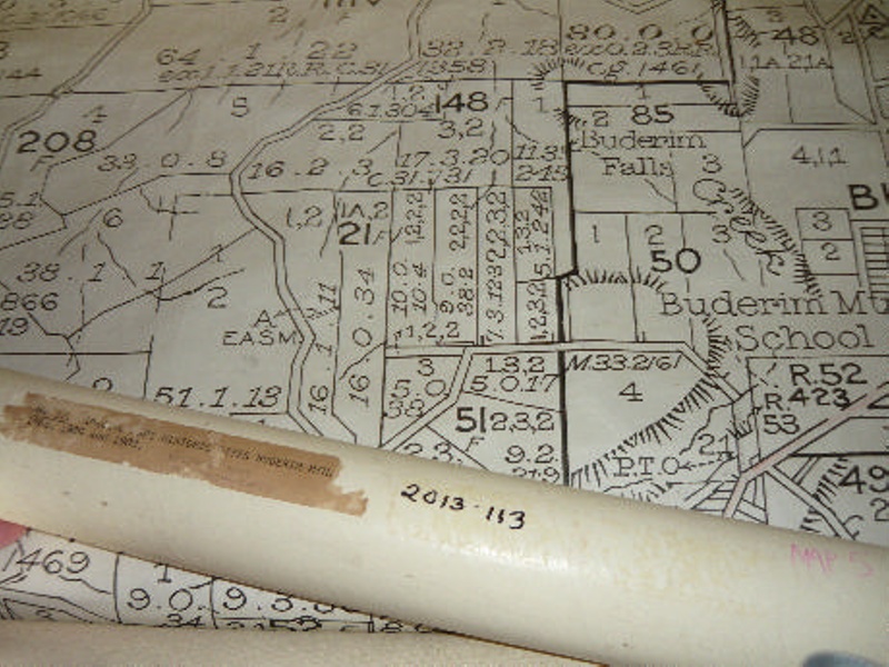 Map - Buderim - On canvas - In complete; 2013.113 | eHive