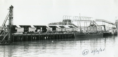No. 1 Concrete pier extension of wharf and bulk Zinc Conc facilities ...