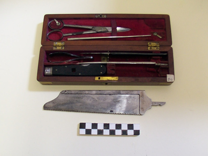 Cased set of post mortem instruments; 01.A.153 | eHive