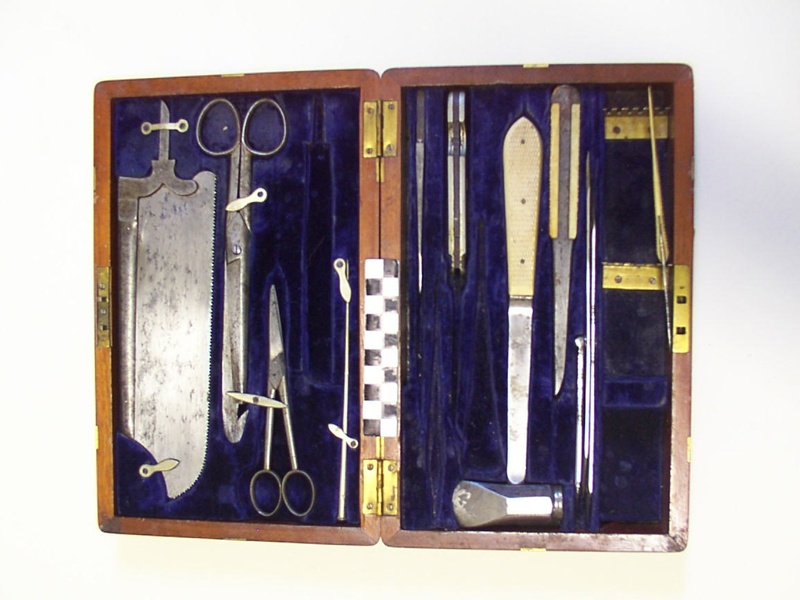 Mahogany Cased Autopsy Set; W Skidmore, Sheffield; Savigny & Co; 01.A ...