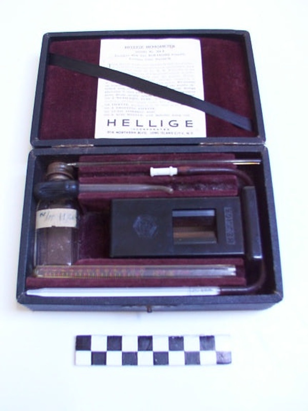 Haemoglobinometer (Hellige Hemometer); Mid 20th century; 05.A.148 | eHive