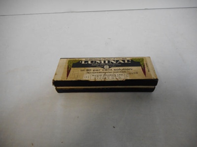 3 ampoules of 'Luminal' in box; Bayer; c 1940s; 21.A.196 | eHive