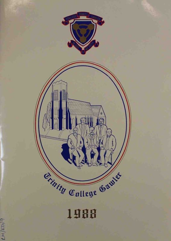 Trinity College Gawler Year Book 1988; Trinity College Gawler; 1988 ...
