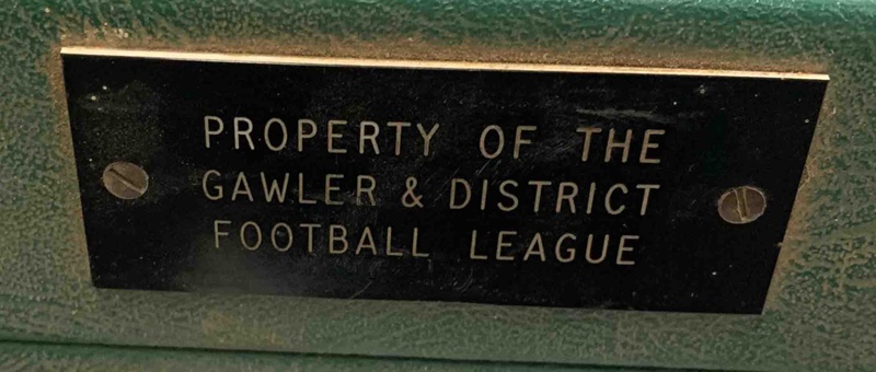 Gawler and District Football League Secretaries/Steward Case ; Gawler ...