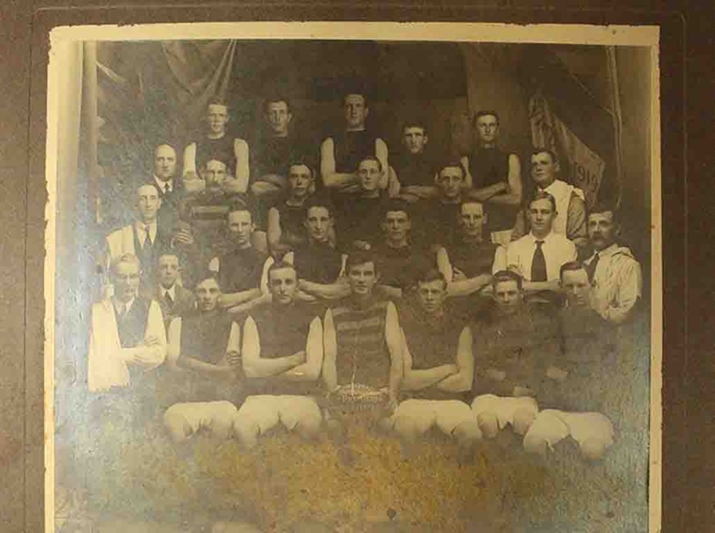 Central Football Club Premiers 1919; Marchant Photographers; 1919 ...