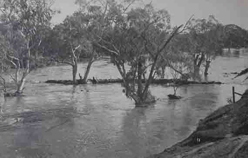 A Collection of 6 Photograph Post Cards - River in Flood at Gawler ...