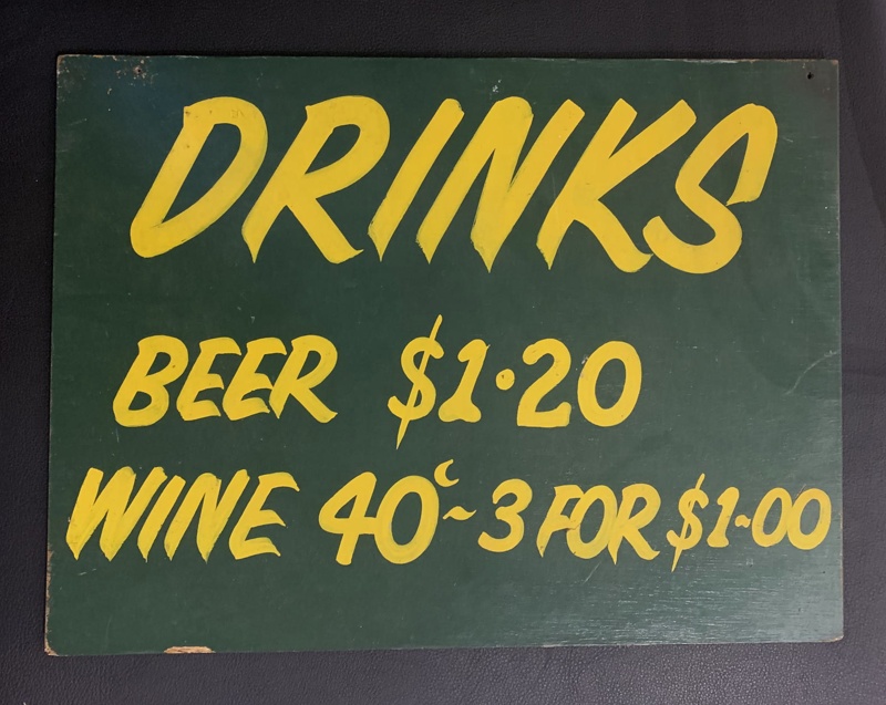 Sign, hand-painted; 2023.141 | eHive