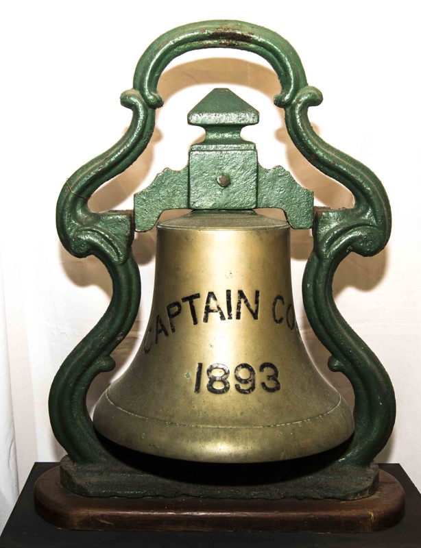 Ship's Bell, large bronze PS Captain Cook II; Morts Dock and ...