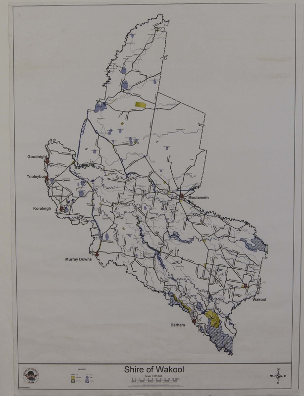 Shire of Wakool District Map; Wakool Shire Council; 2001; 2018.912 | eHive
