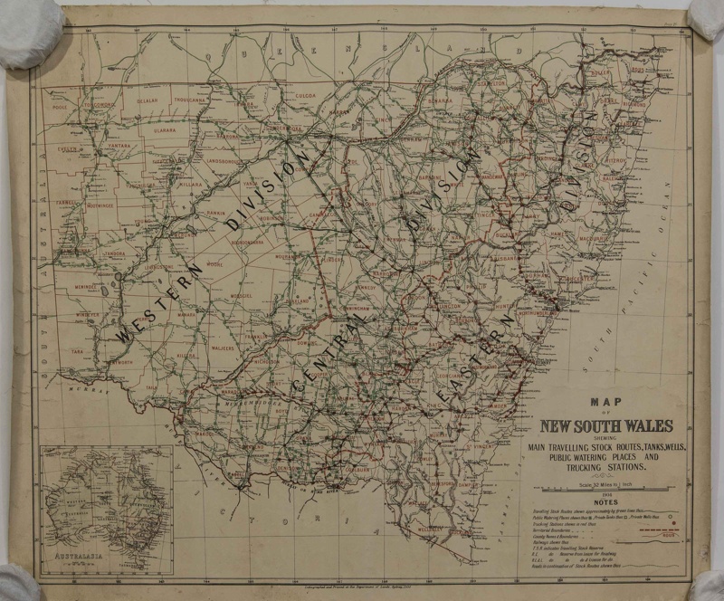 Map of NSW Stock Routes; 1904; 2018.945 | eHive