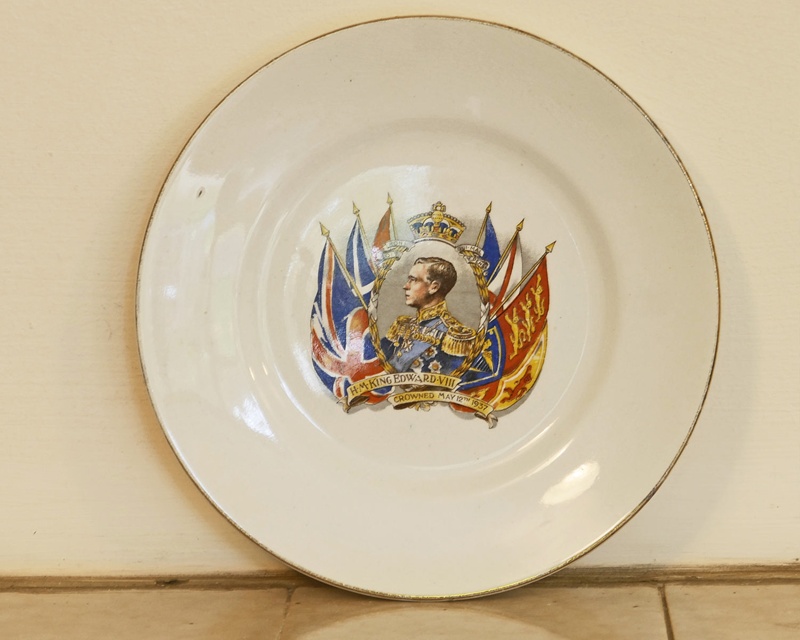 Plate, King Edward VIII coronation; 1937; C2012.0300 | eHive